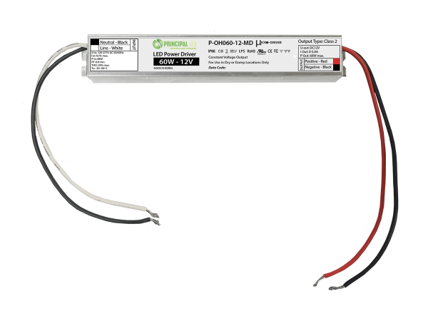 Universal 60W 12VDC Micro-Driver Power Supply - Principal Sloan